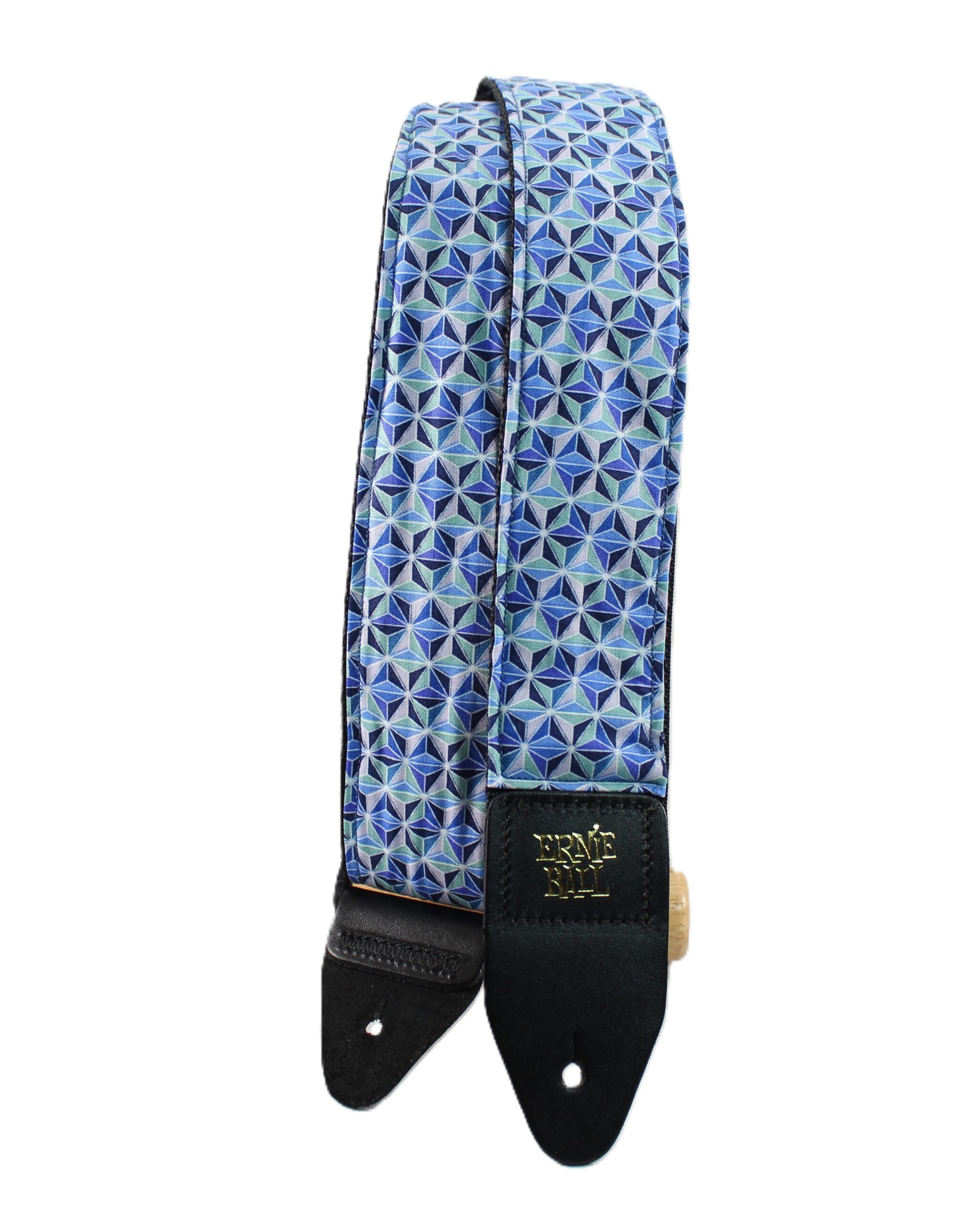 Geometric Guitar Strap: Ernie Ball, Quilted, Adjustable - Super ...